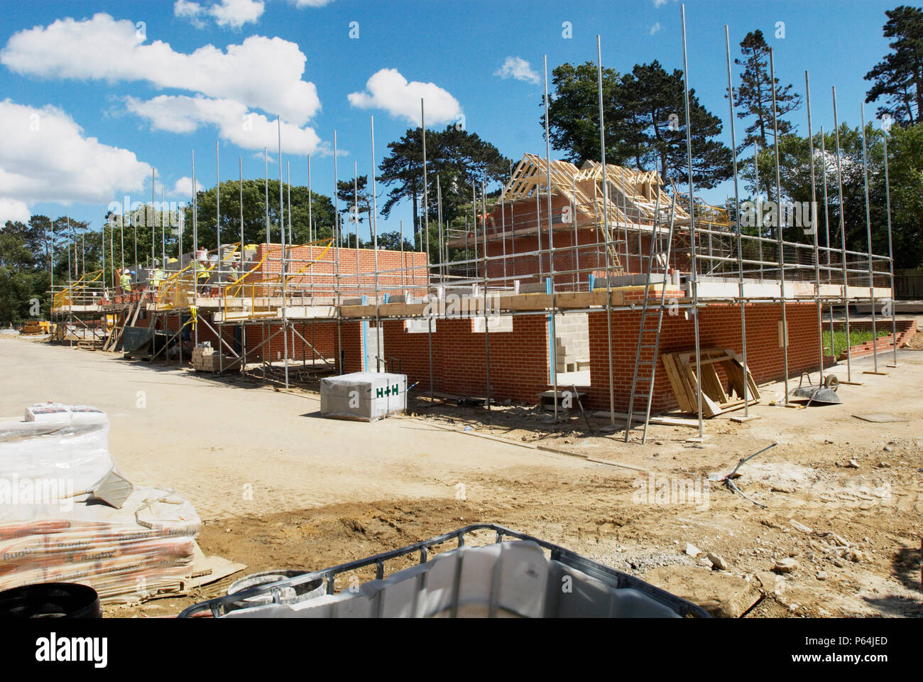 Housing development under construction, Ipswich, Suffolk, UK Stock ...