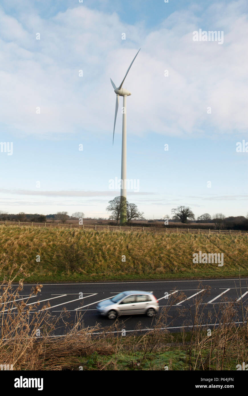 Swaffham 2' wind turbine, run by 'Ecotricity', Swaffham, Norfolk, UK ...