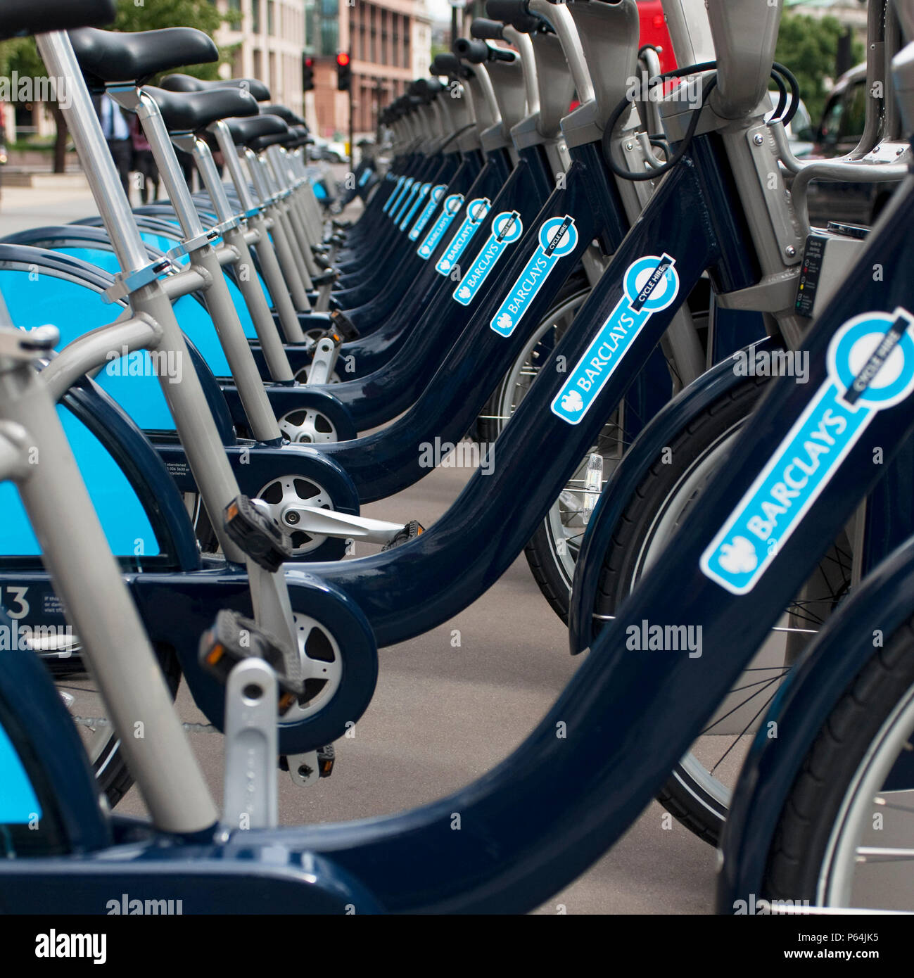Barclays sponsored cycle hire scheme, a public bicycle sharing scheme ...
