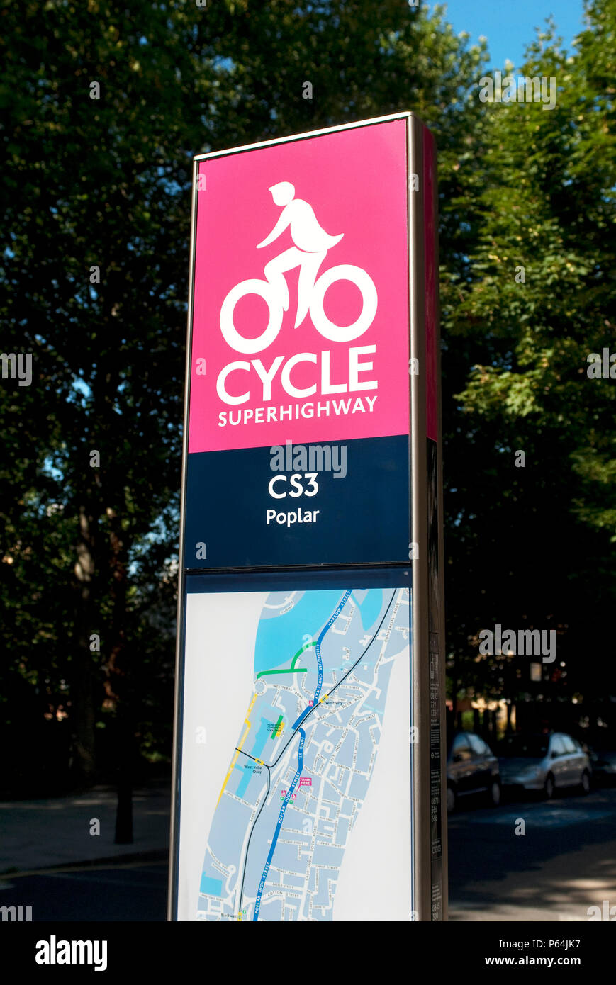 Barclays sponsored Cycle Superhighways, set up to promote cycling along ...