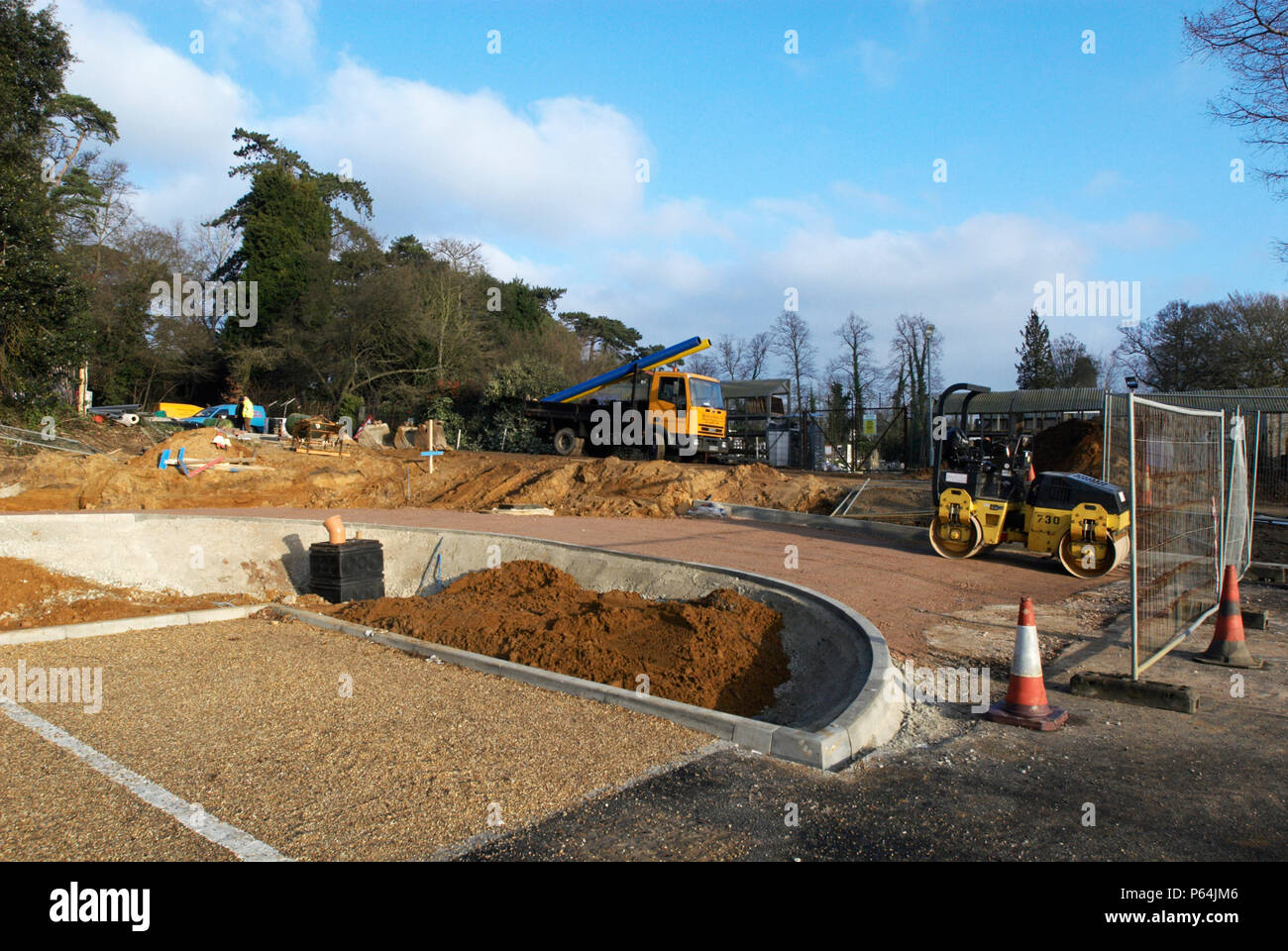 New road layout hi-res stock photography and images - Alamy