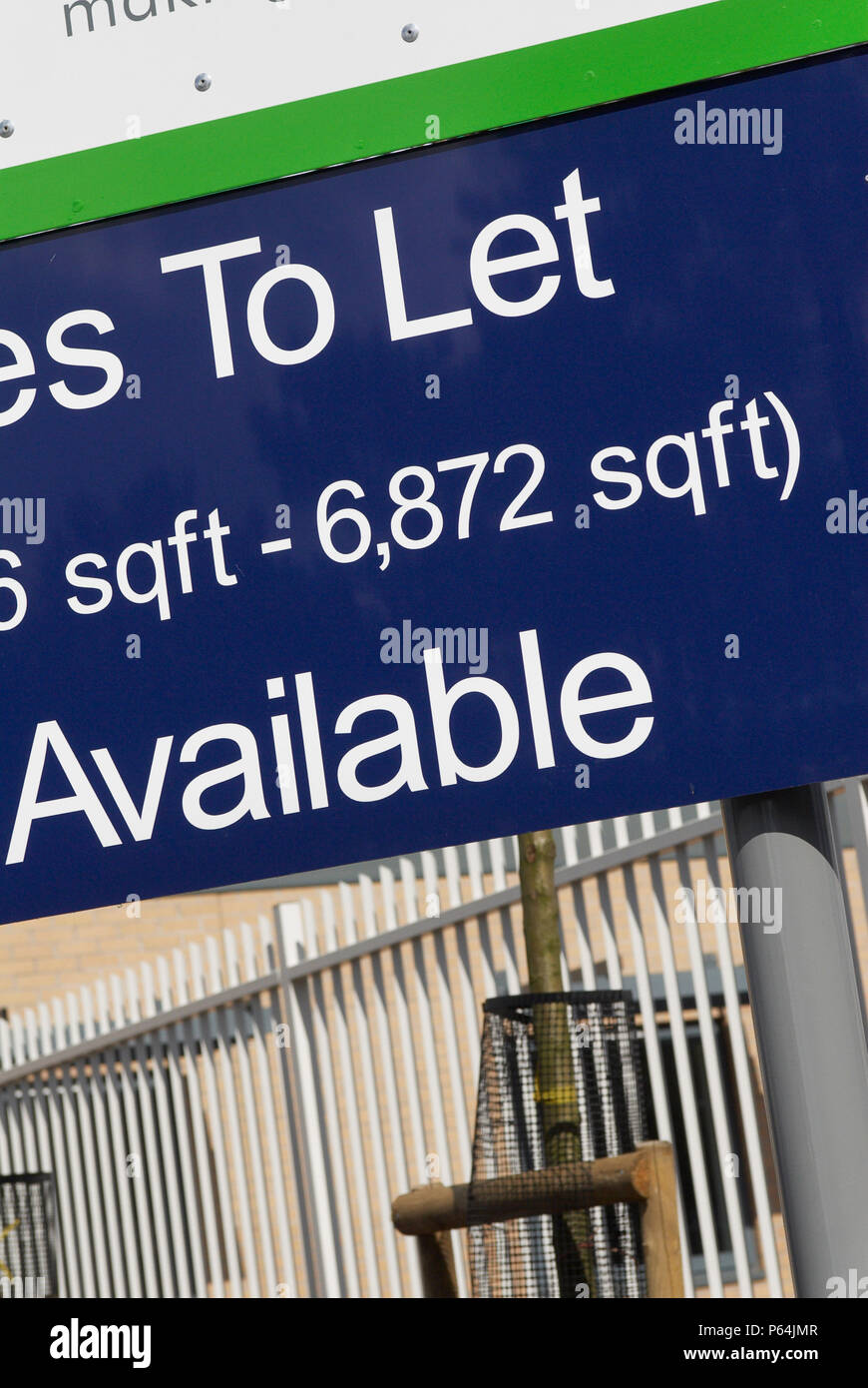 Office space To Let sign Stock Photo - Alamy