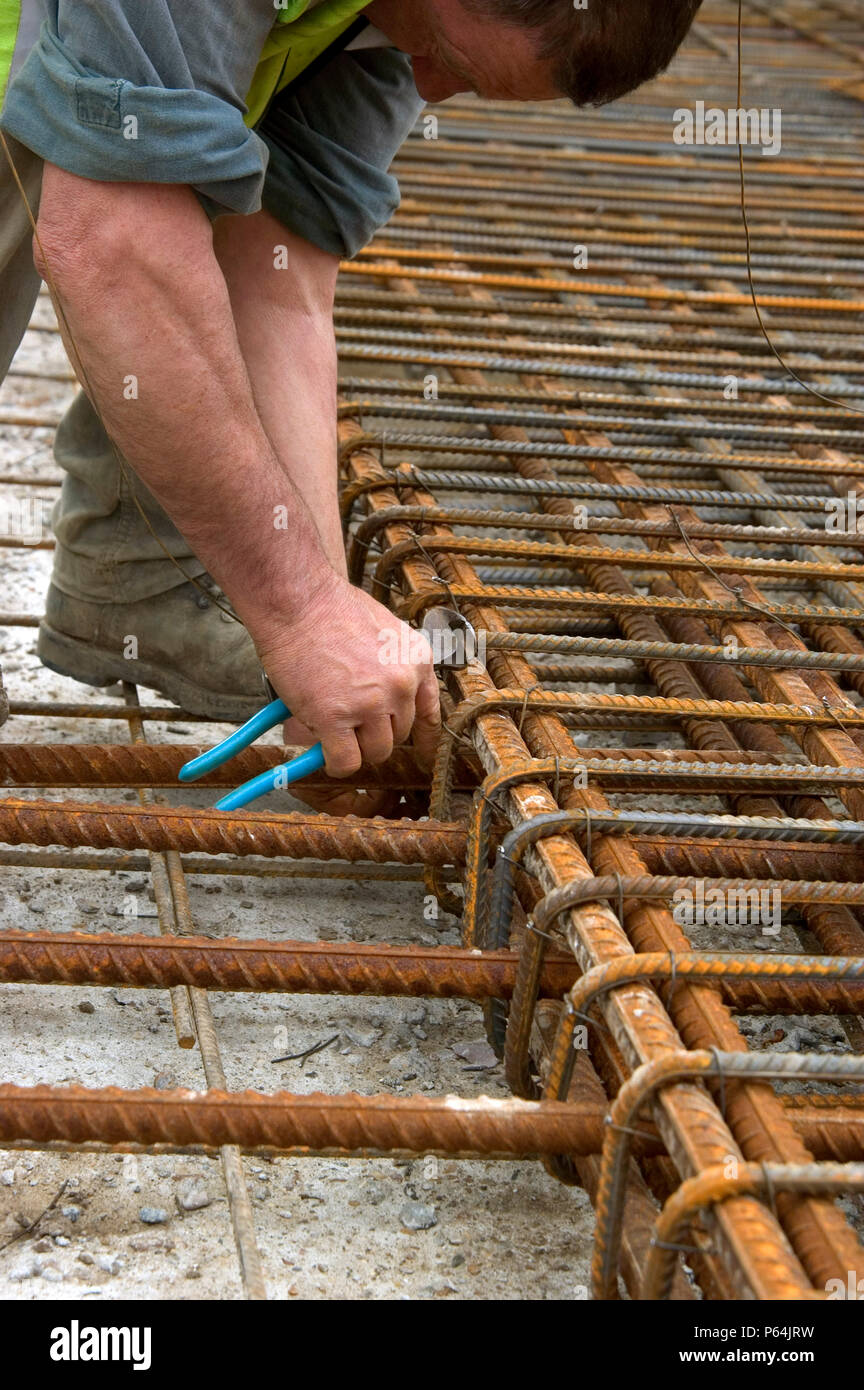 Reinforced steel bars, coils Stock Photo - Alamy