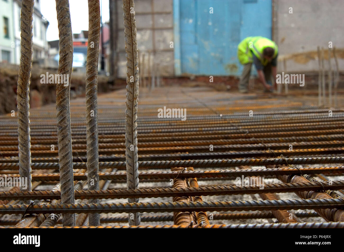 Reinforced steel bars, coils Stock Photo - Alamy