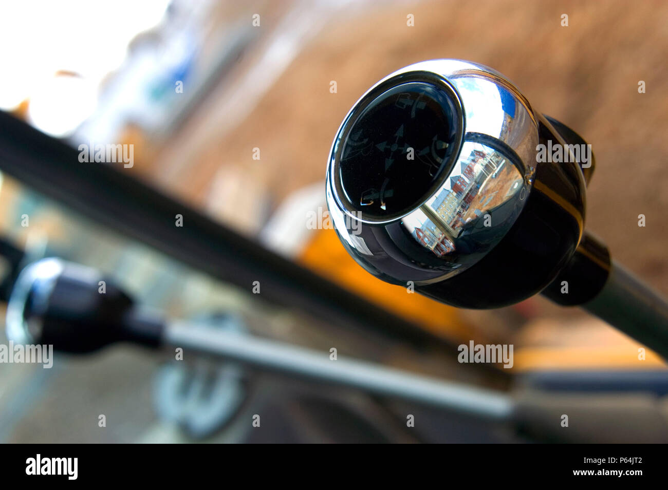 Control levers on a JCB excavator Stock Photo - Alamy