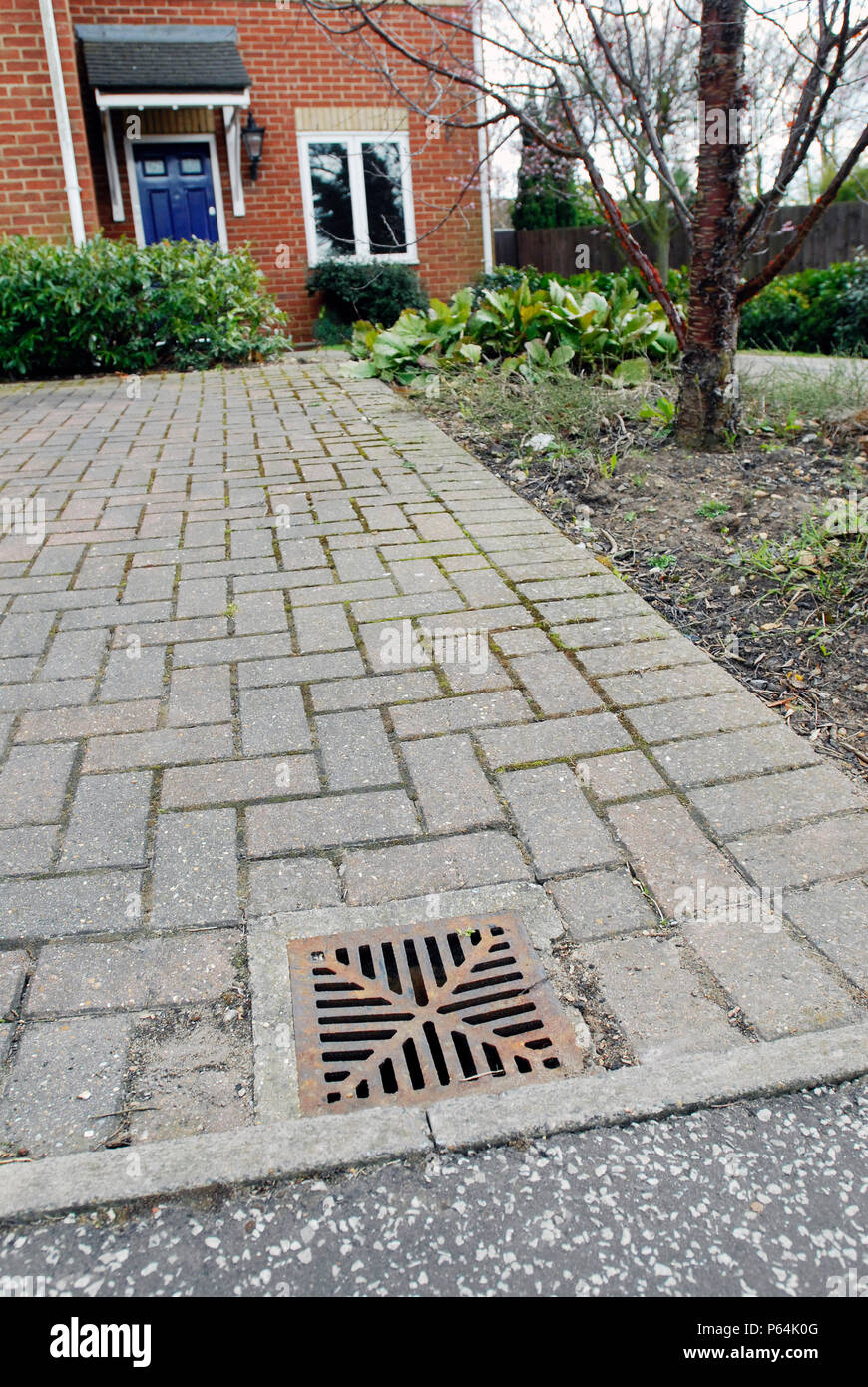 Rain water overflow Stock Photo - Alamy