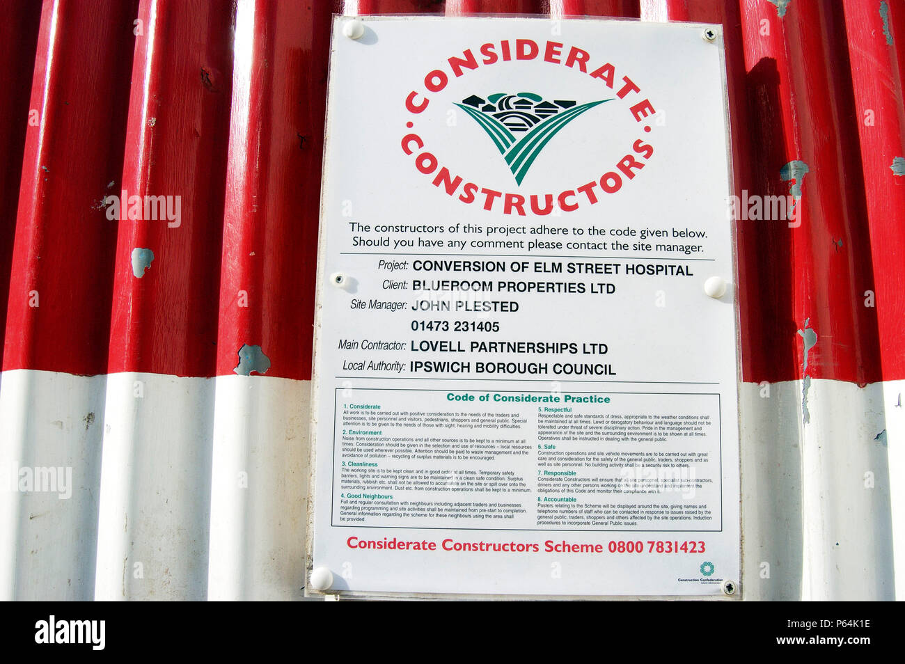Considerate constructors scheme hi-res stock photography and images - Alamy