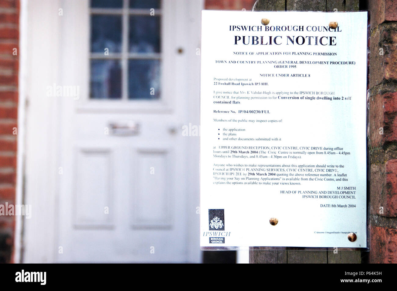 Planning permission paperwork hi-res stock photography and images - Alamy