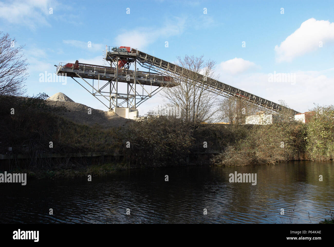 Cement works, East London, UK Stock Photo - Alamy