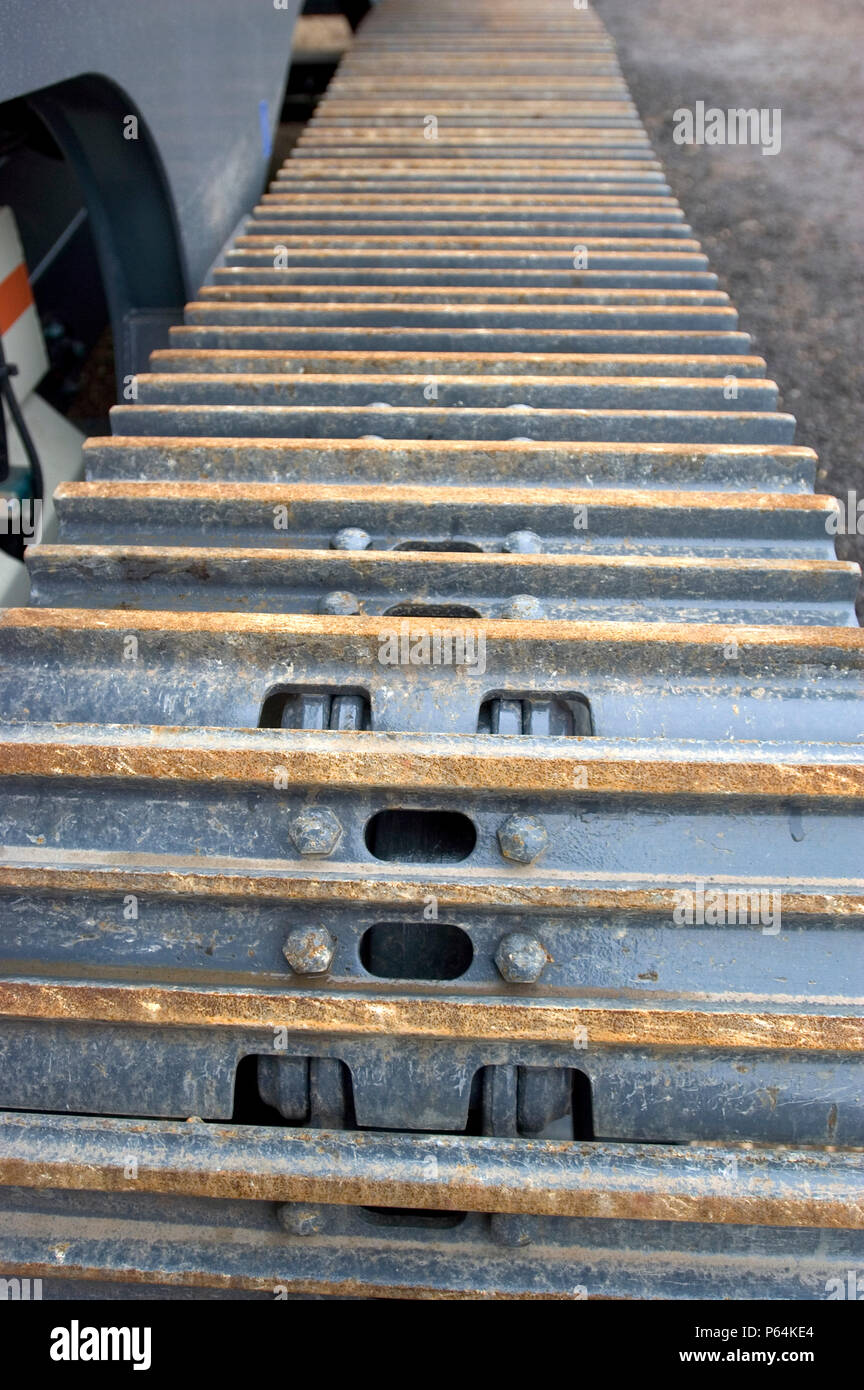 Detail of bulldozer tracks Stock Photo - Alamy