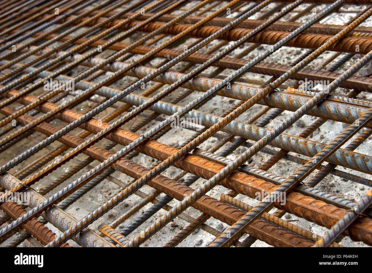 Reinforced steel bars, coils Stock Photo - Alamy
