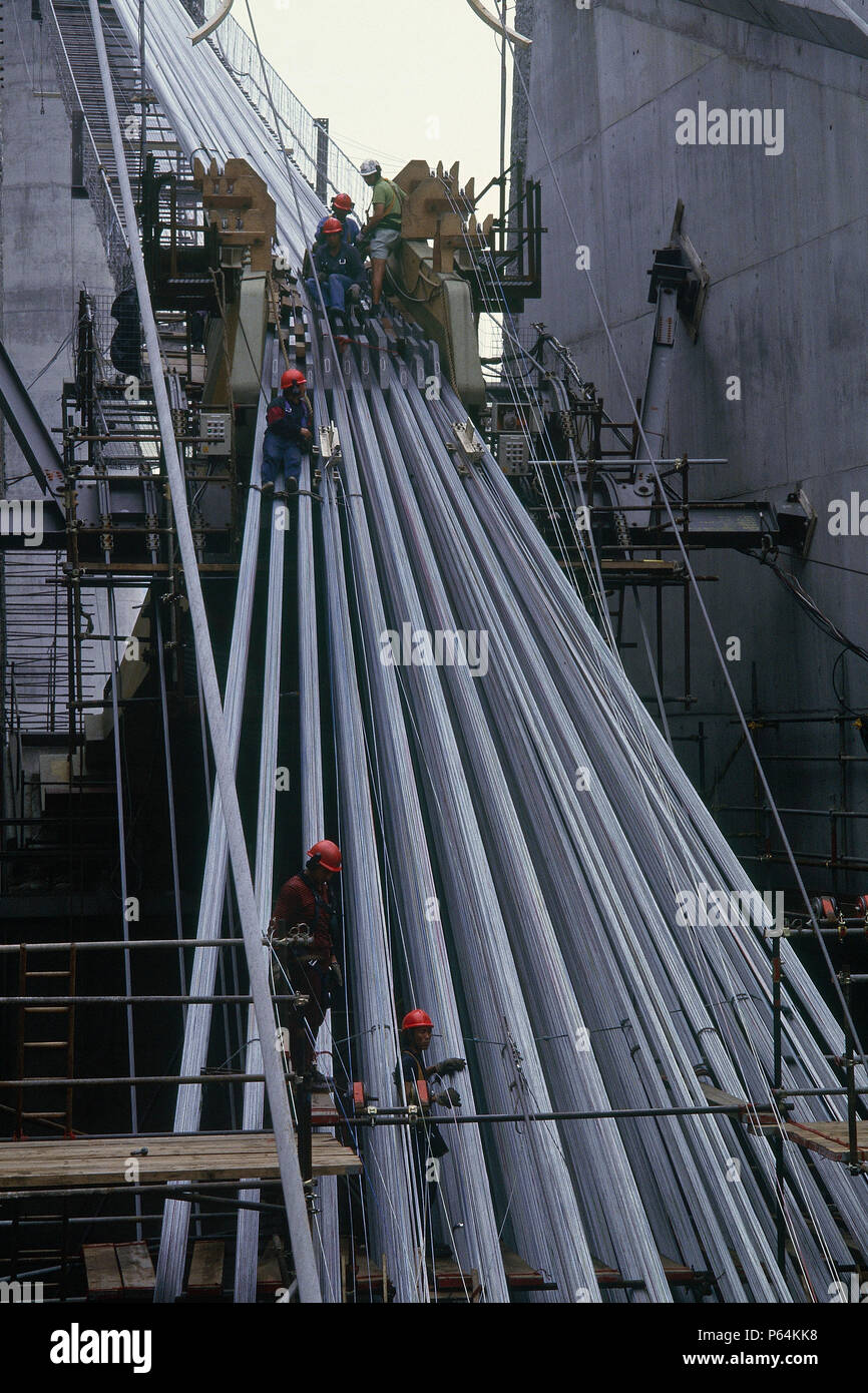 Hong Kong, Tsing Ma, anchorage Stock Photo - Alamy