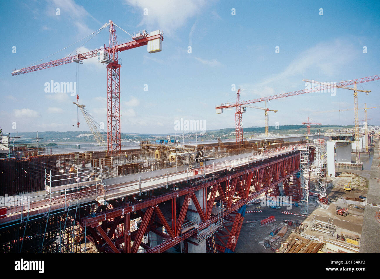 Medway crossing, High speed rail, Channel Tunnel Rail Link, Kent Stock ...