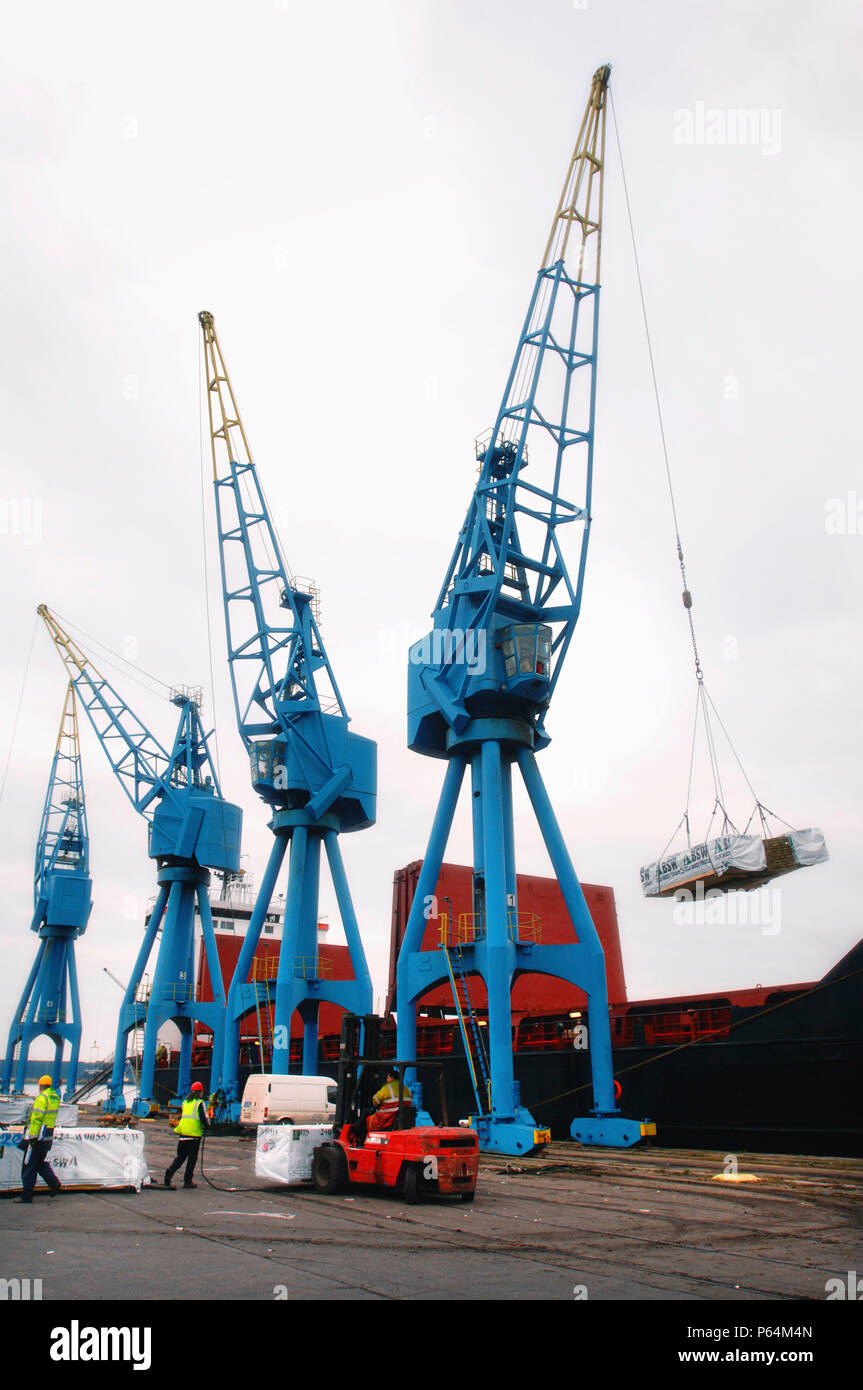 Timber export port docks hi-res stock photography and images - Alamy