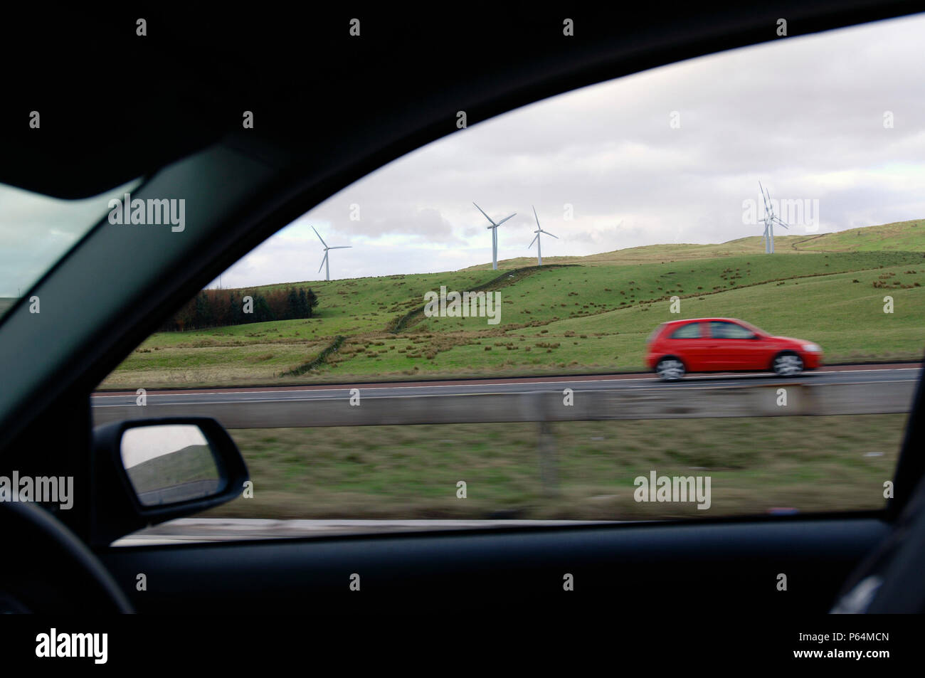 car on motorway Stock Photo - Alamy