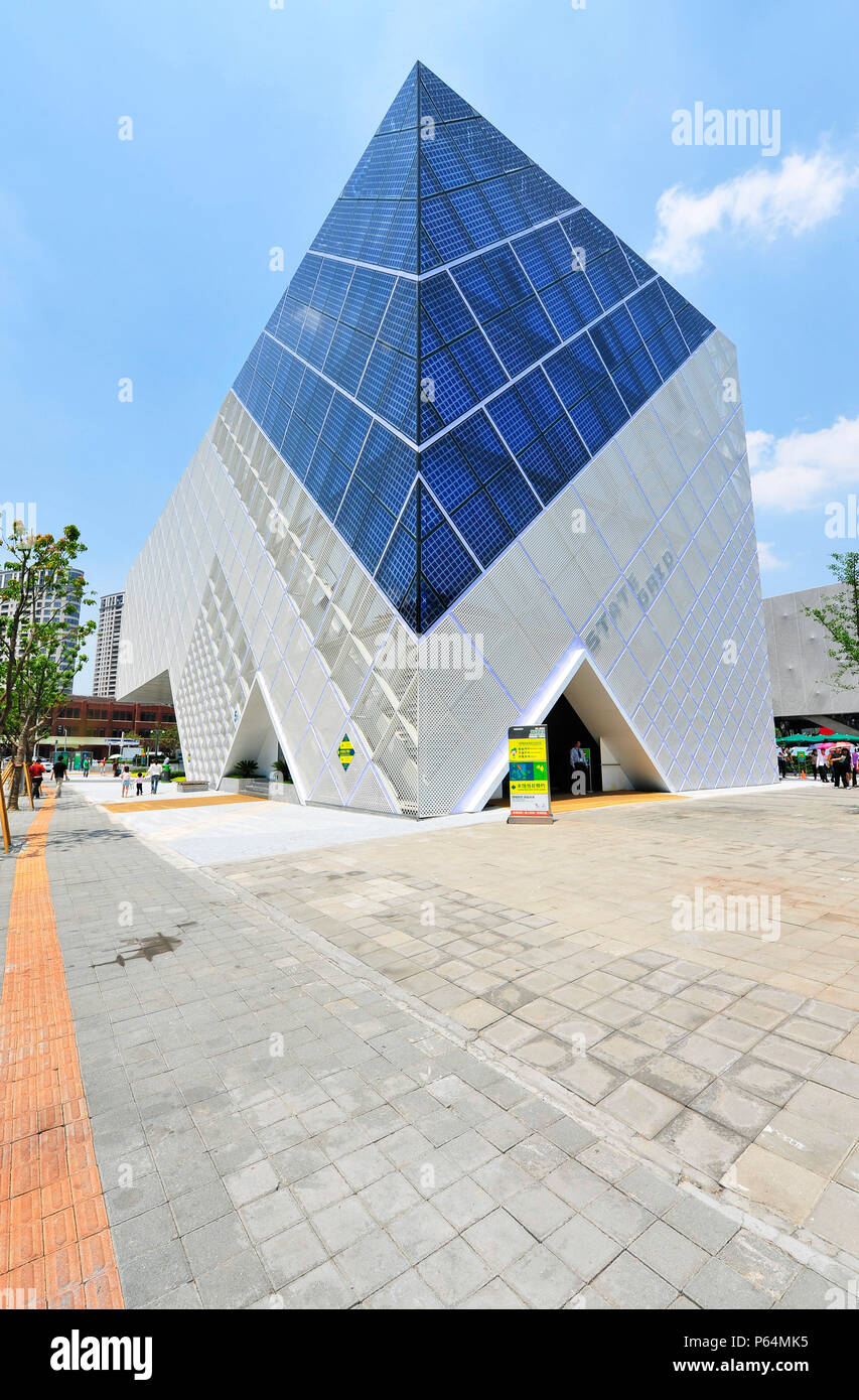 China's State Grid pavillion at the 2010 Shanghai World Expo, China ...