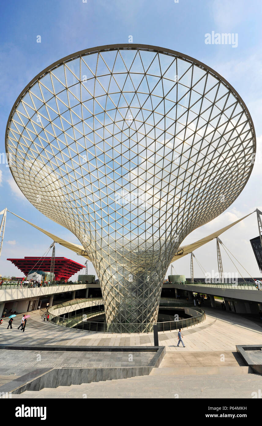 Expo axis, 2010 Shanghai World Expo, China Stock Photo - Alamy