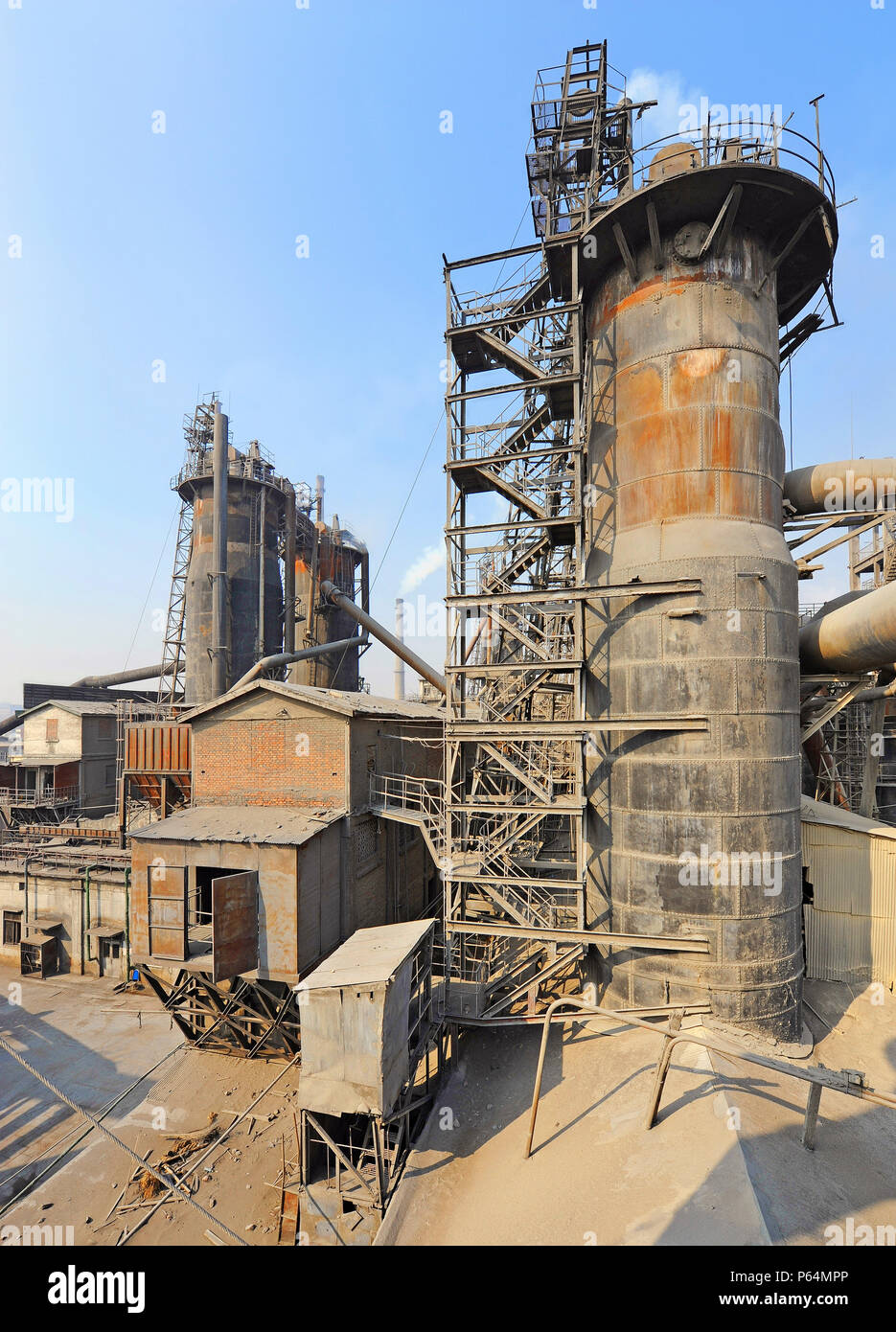 Soda factory, Tanggu port, near Tianjin, China Stock Photo - Alamy