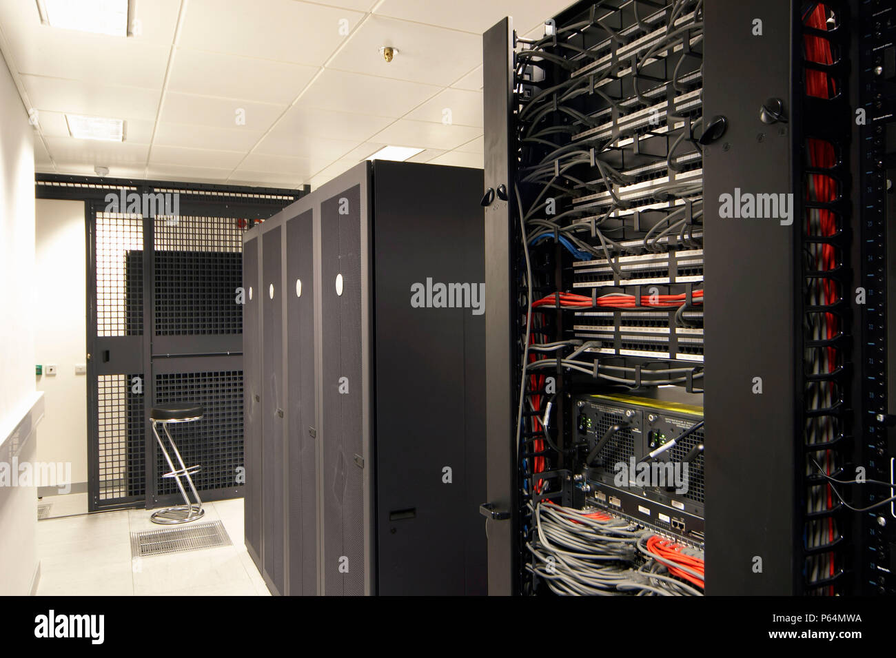 Office computer server room Stock Photo - Alamy