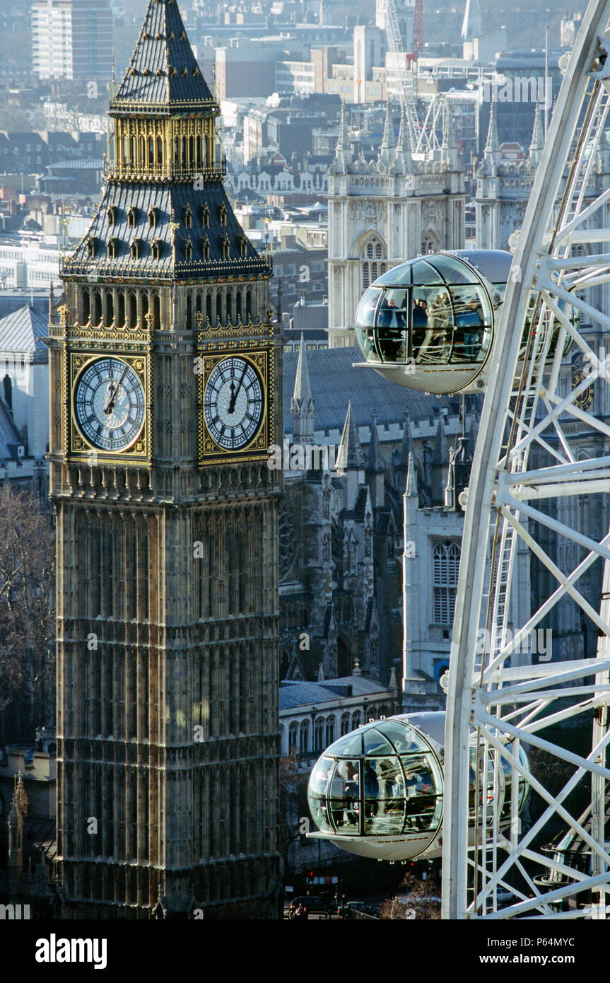 London Eye Millennium Wheel designed by David Marks and Julia Barfield ...