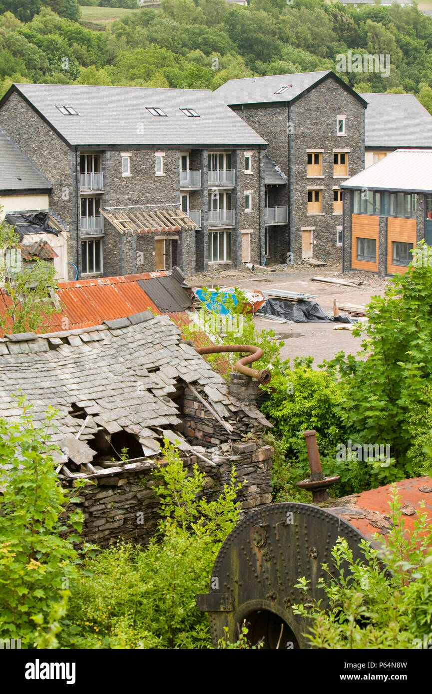 An old iron works site at Backbarrow being turned into residential ...