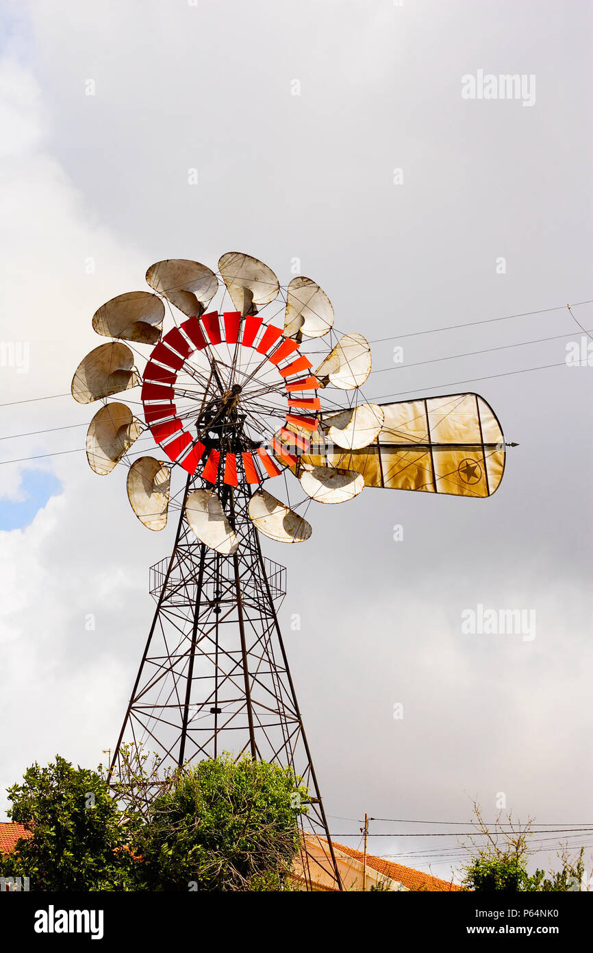 Old wind tower hi-res stock photography and images - Alamy