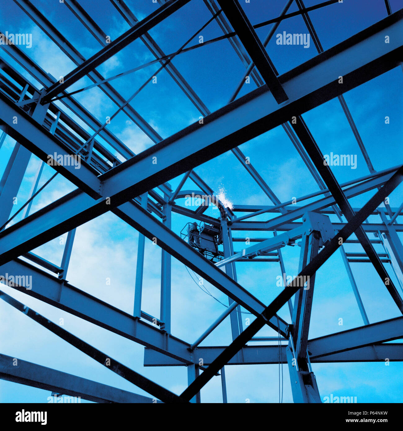 Welding steel structure Stock Photo - Alamy