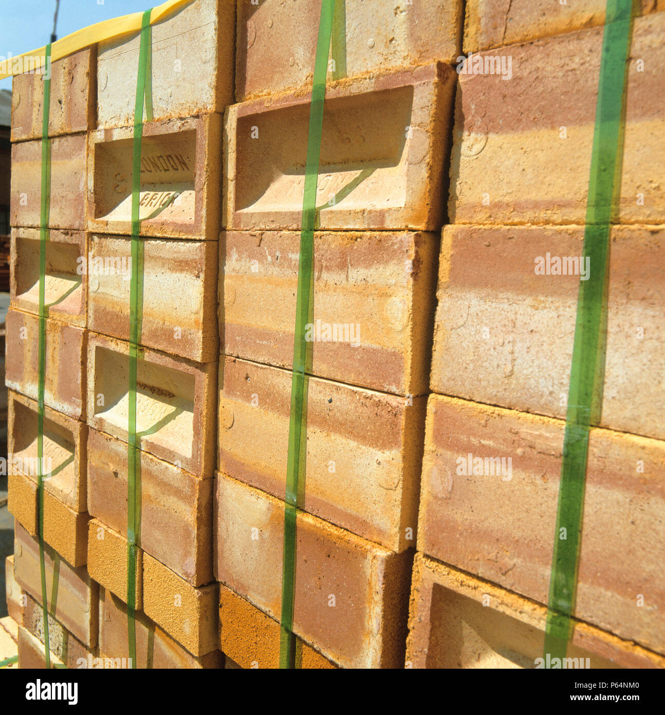 Stacks of bricks Stock Photo - Alamy