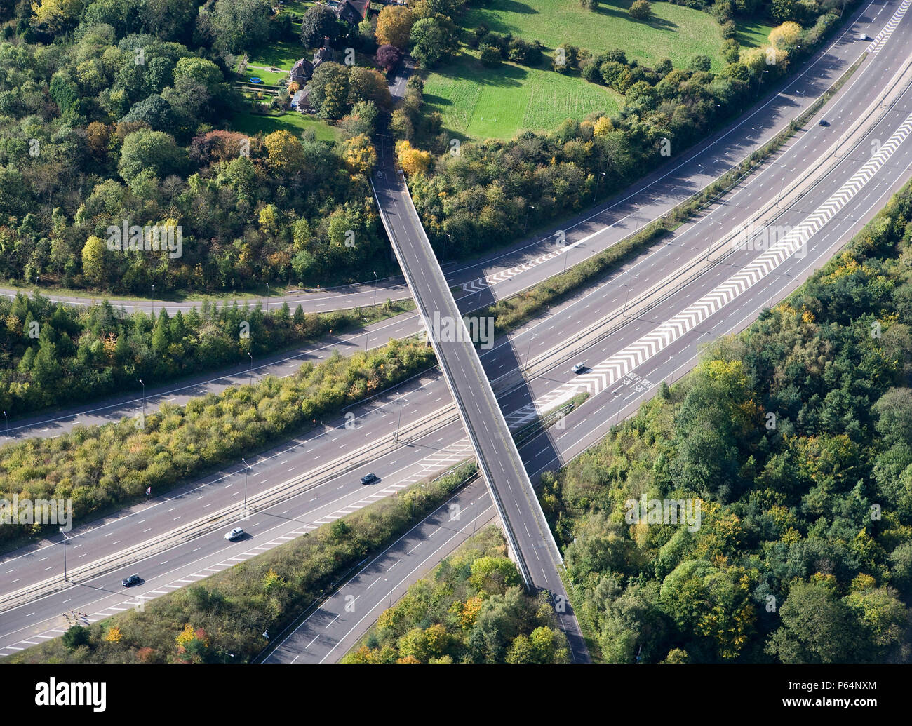Motorway junction uk hi-res stock photography and images - Alamy