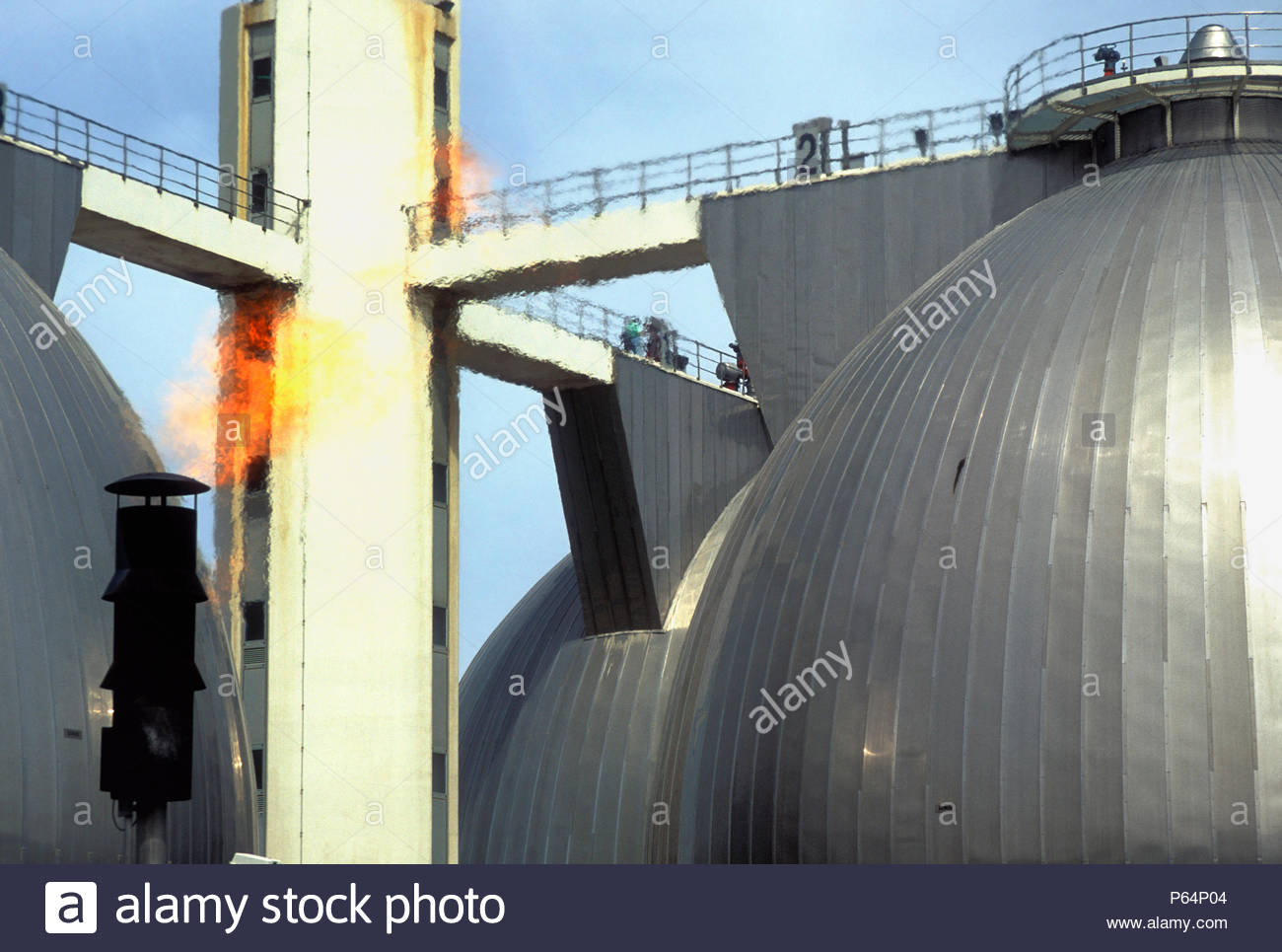 Methane Flare Stock Photos & Methane Flare Stock Images - Alamy