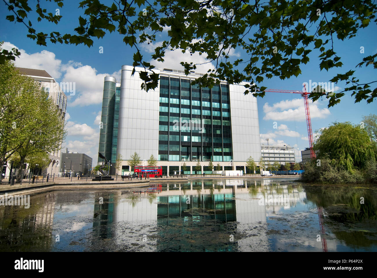 Global Switch 2 Data Centre in Canary Wharf - East India Docks Stock ...