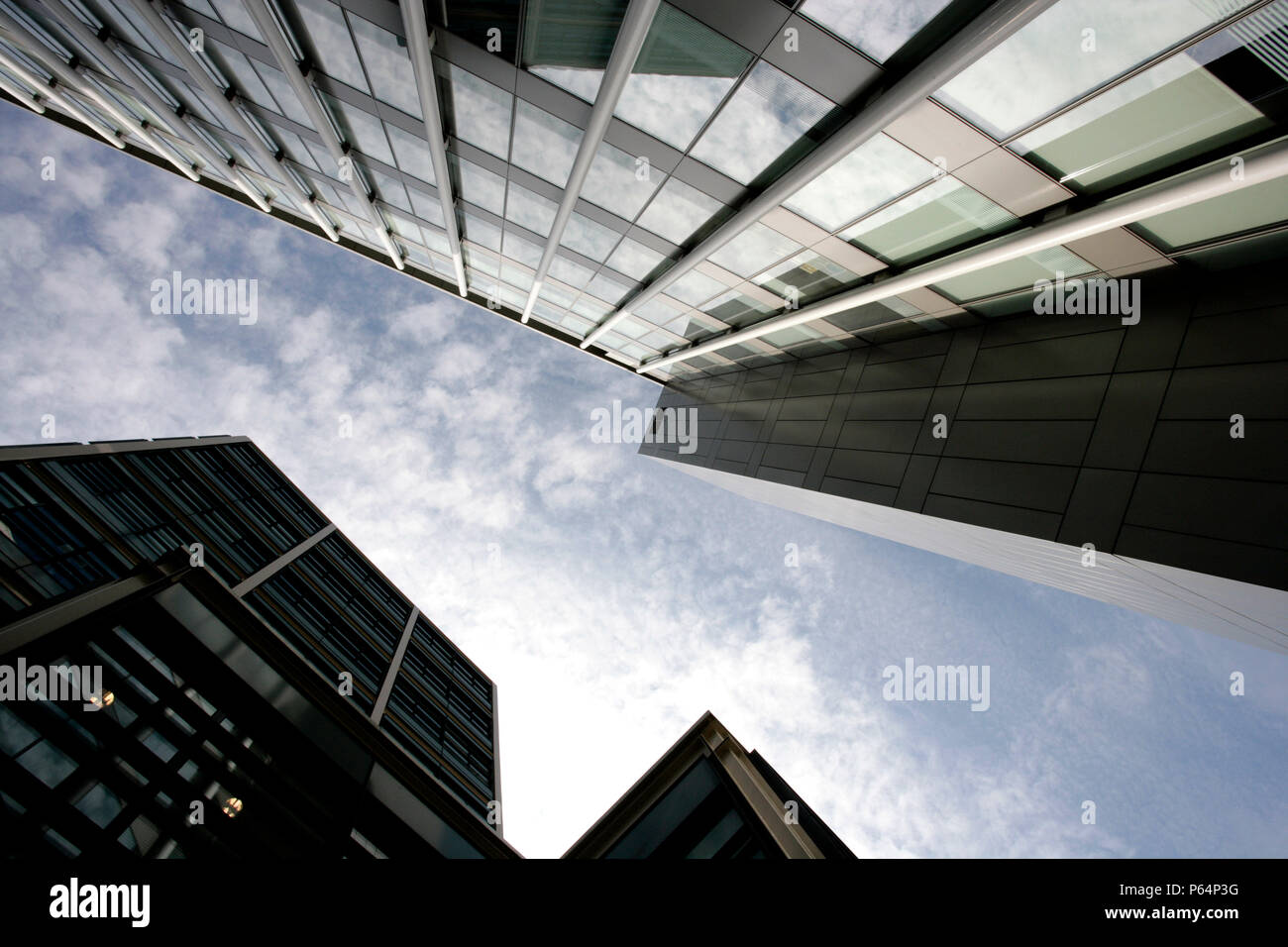 View of office buildings Stock Photo - Alamy