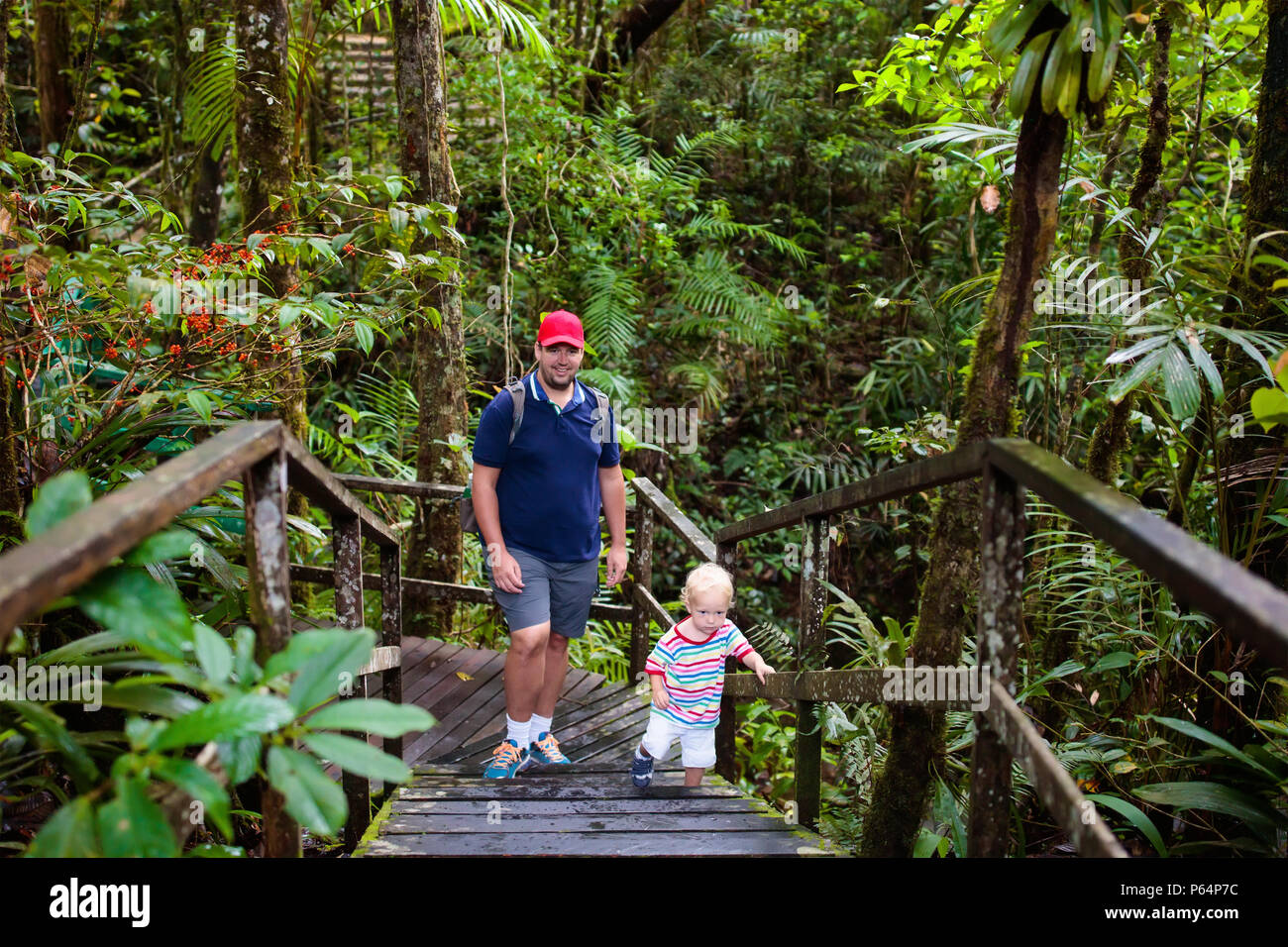 Kids hiking mountains exotic hi-res stock photography and images - Alamy
