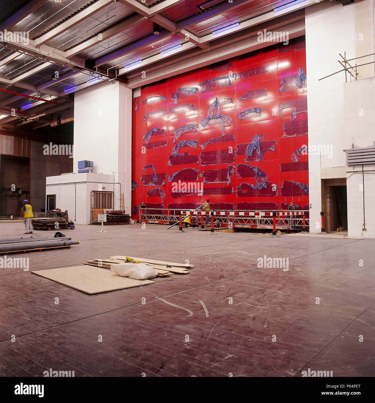 Soundproof wall inside the Royal Opera House. Covent Garden, London ...