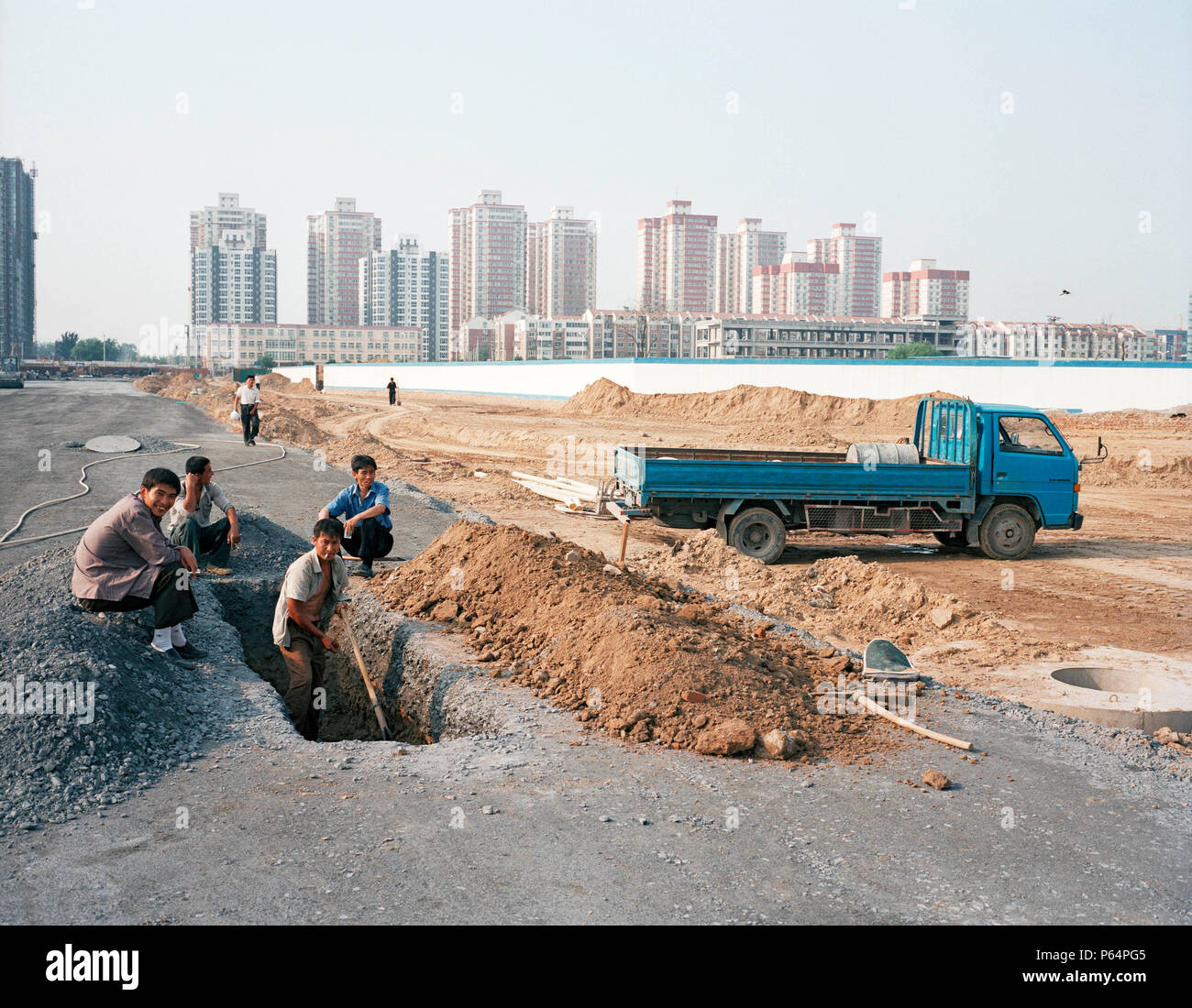 Building area in process developing hi-res stock photography and images ...