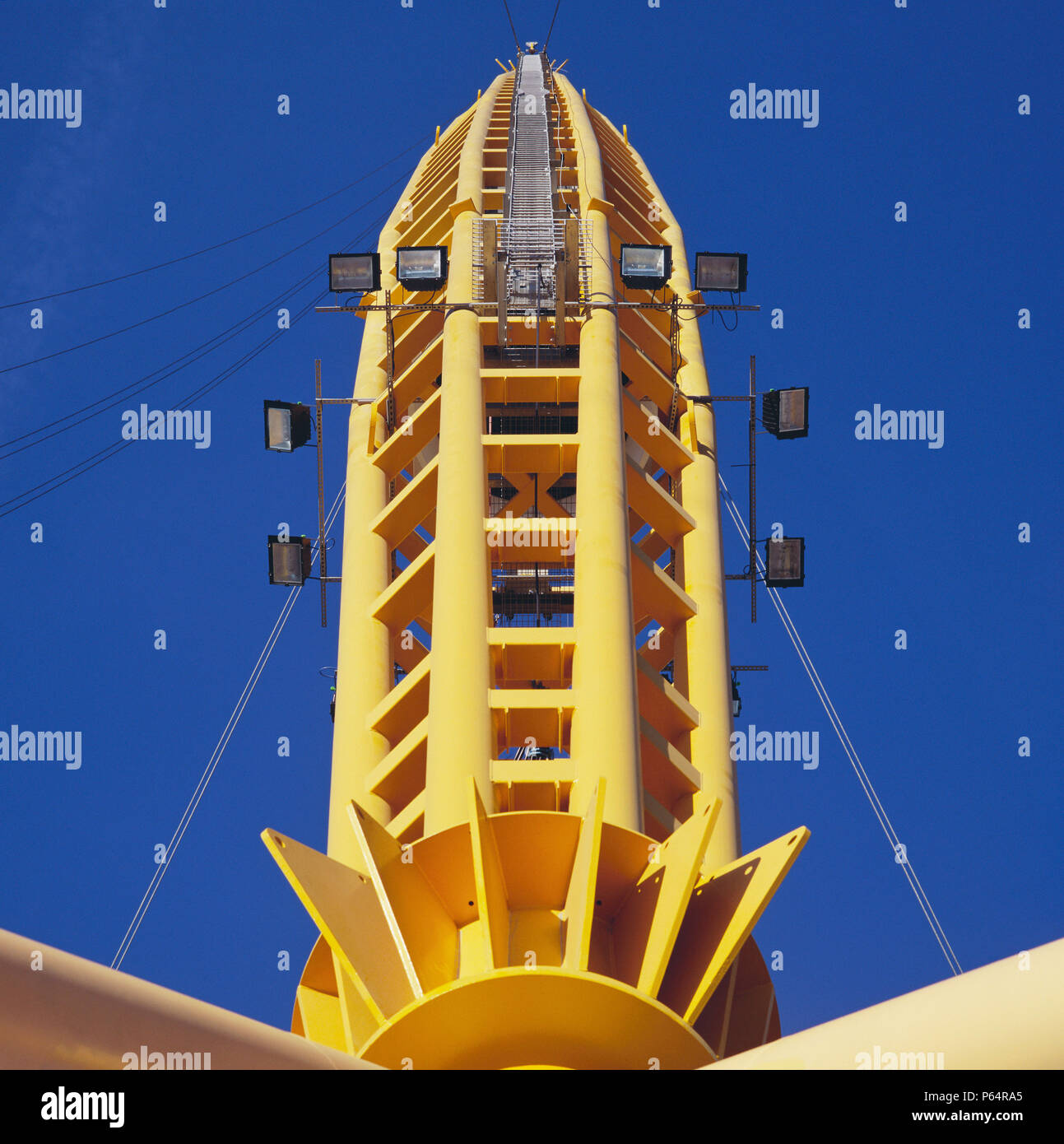 Roof support for the Millennium Dome, Greenwich, London, UK Stock Photo ...