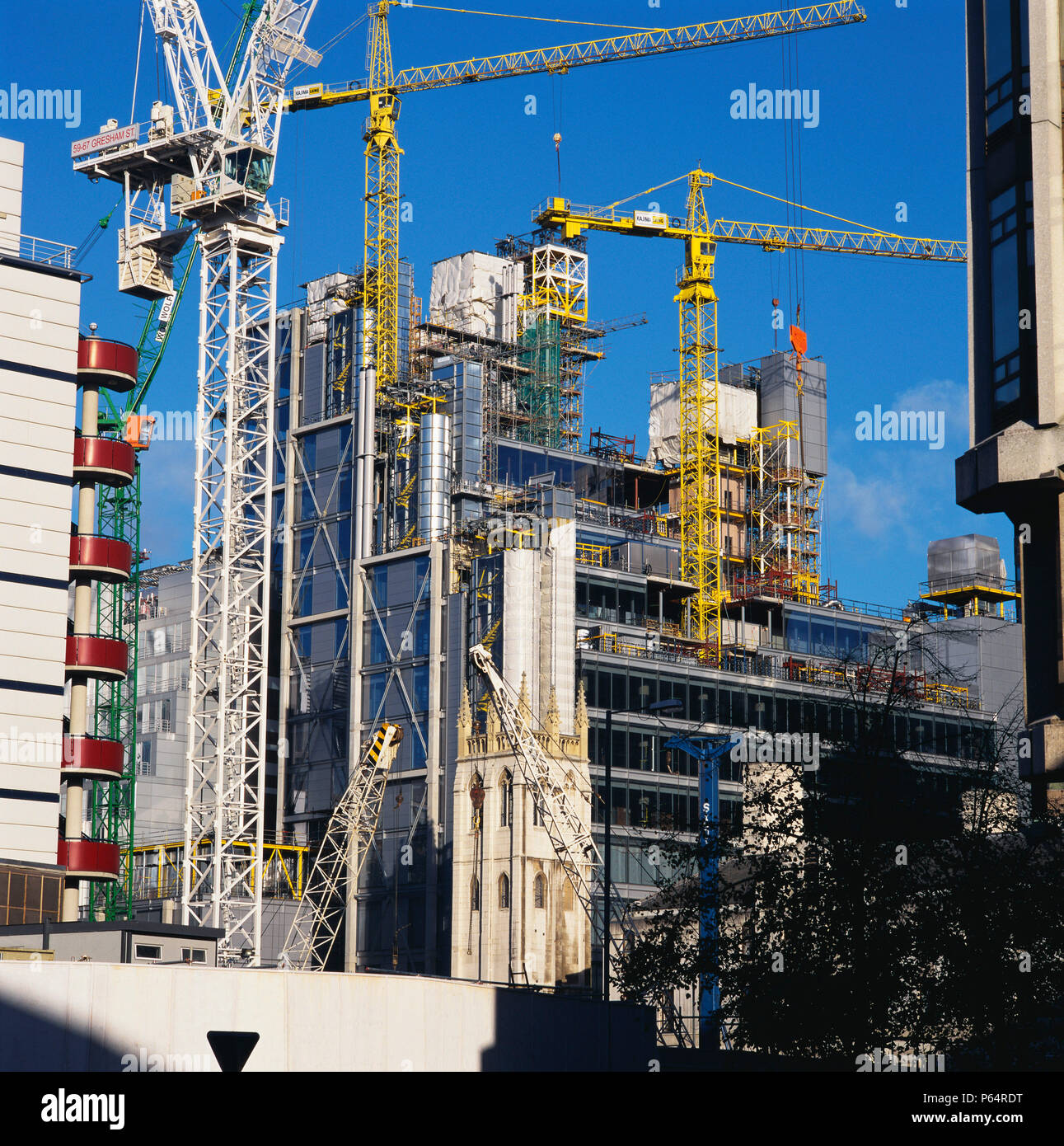 Construction of 88 Wood Street, City of London, UK Stock Photo - Alamy