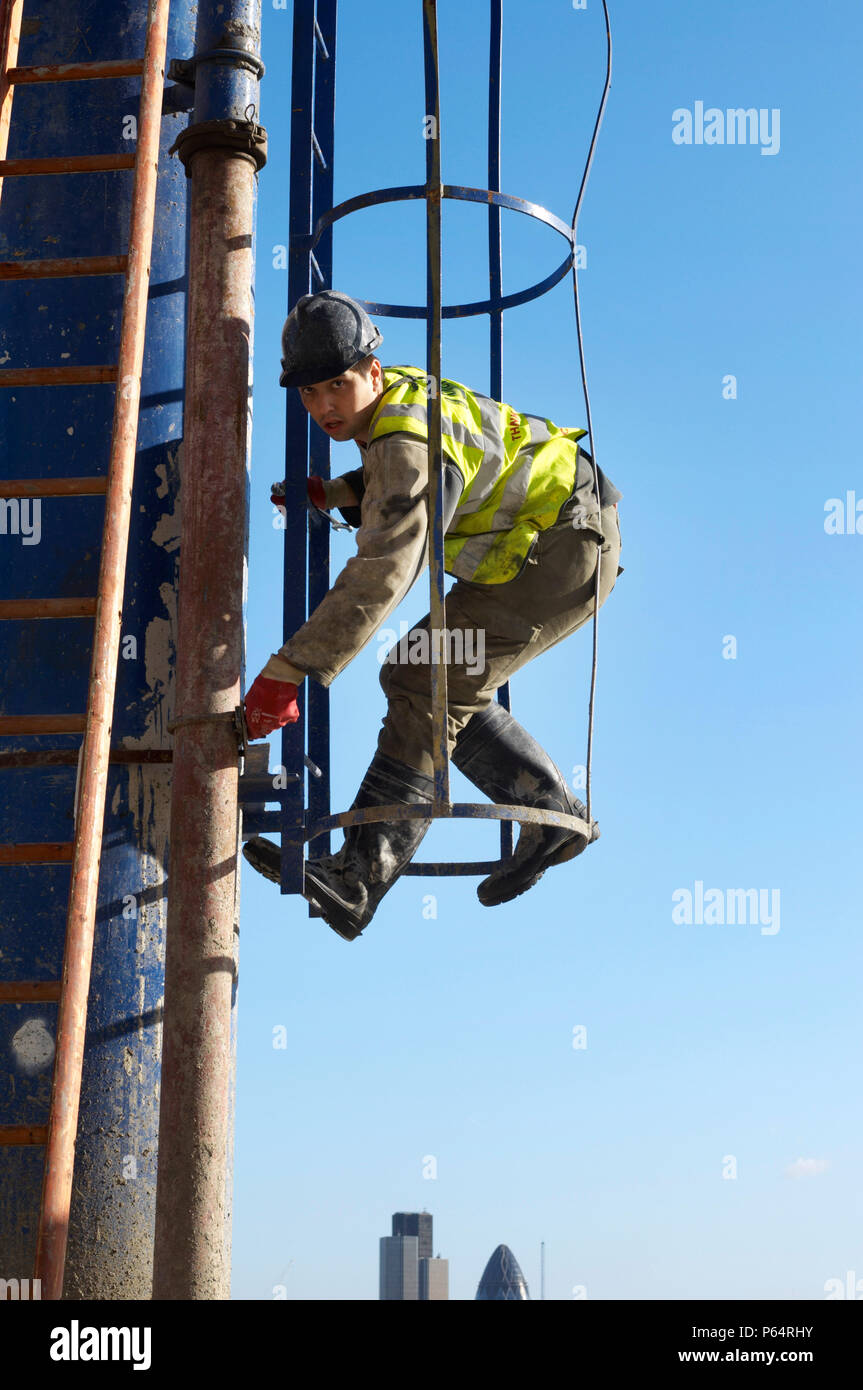 Caged ladder hi-res stock photography and images - Alamy