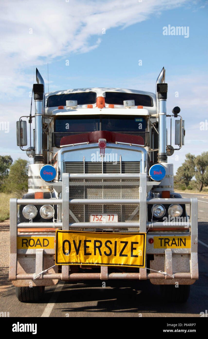 Roadtrain australia outback truck hi-res stock photography and images ...