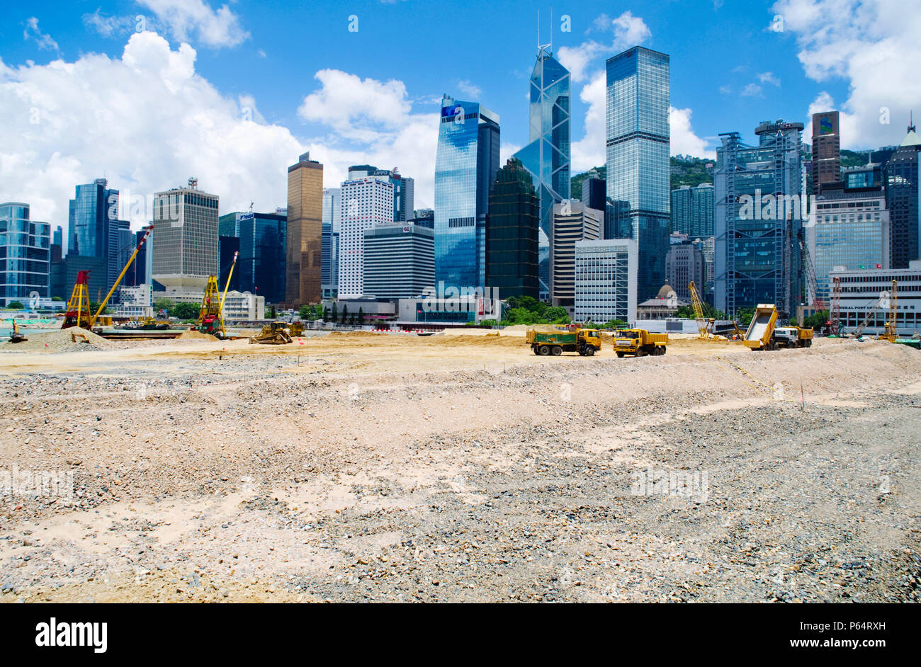 Land reclamation in hong kong hi-res stock photography and images - Alamy