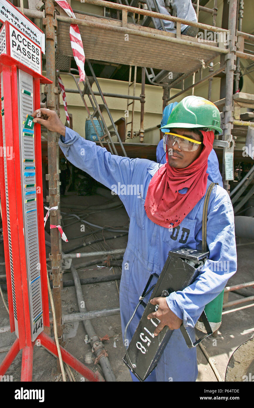 Dubai Dry Dock, Jumeirah, Dubai, United Arab Emirates, June 2007 Stock ...