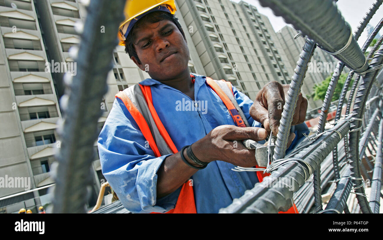 Middle East Foundations, Piling Contractor, at the MRT construction ...