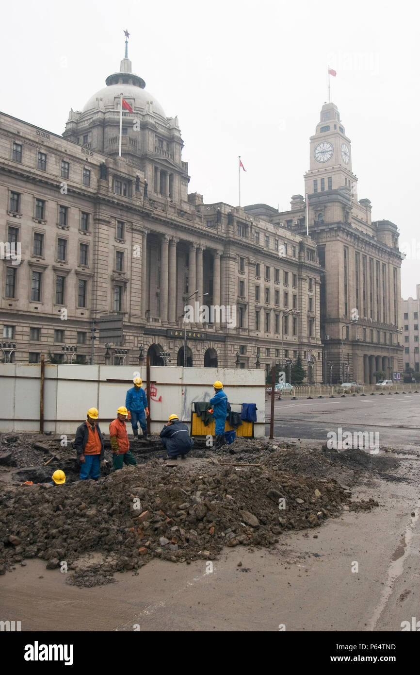 The bund construction hi-res stock photography and images - Alamy