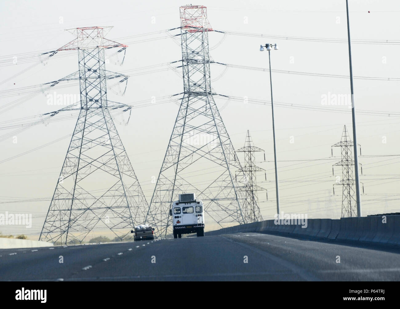 Electricity pylon motorway hi-res stock photography and images - Alamy
