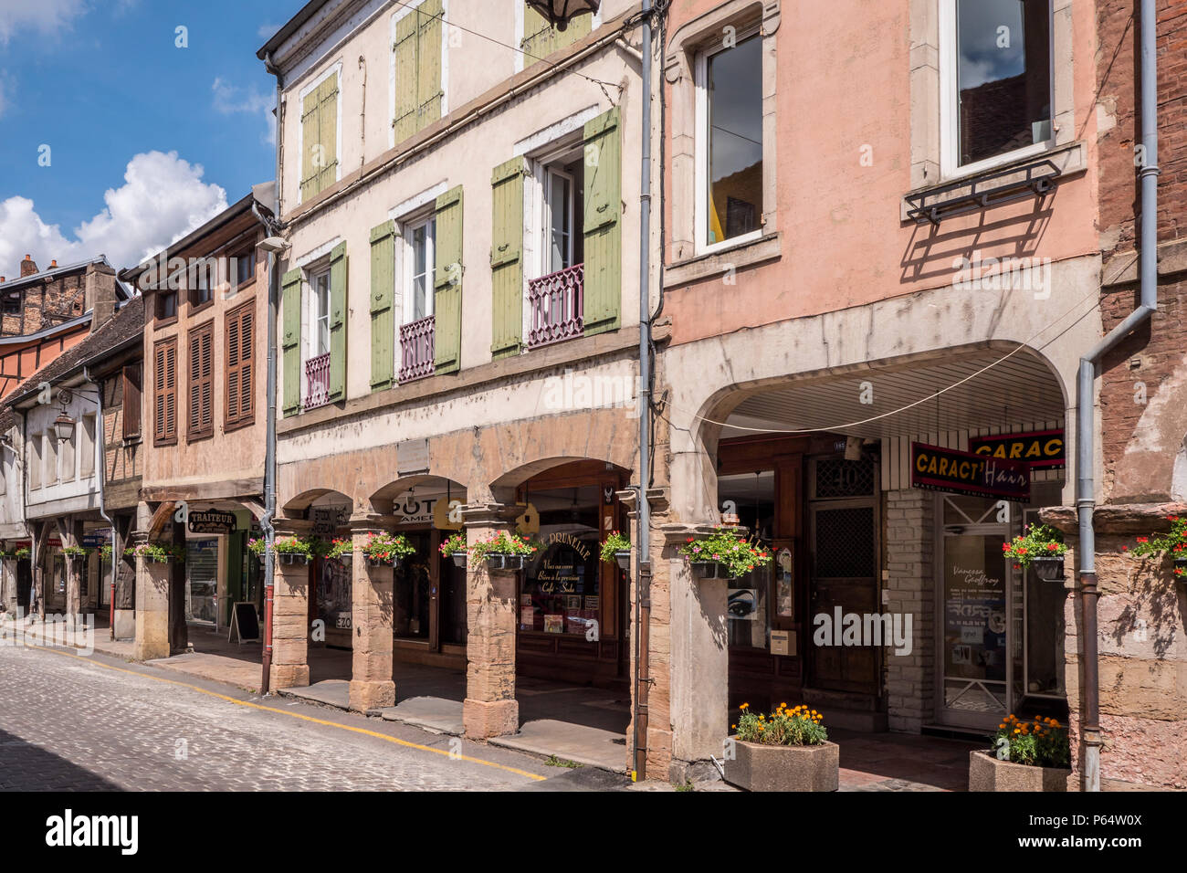 Grande-Rue Louhans Saone-et-Loire Bourgogne-Franche-Comte France Stock ... Grande-Rue Louhans Saone-et-Loire Bourgogne-Franche-Comte France Stock ...