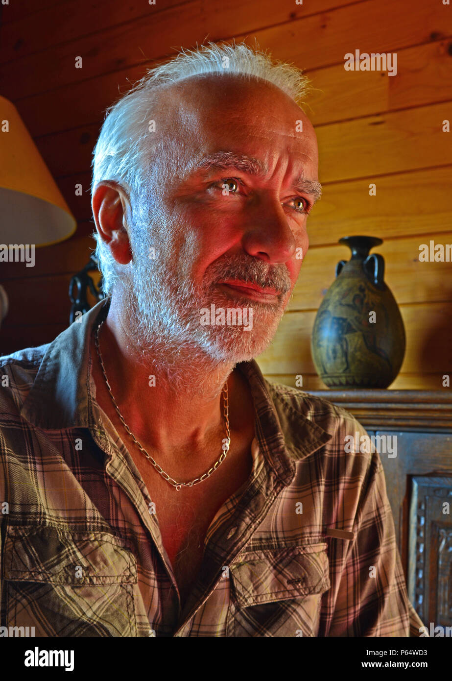 Portrait of the author and photographer Neil Harrison Stock Photo - Alamy