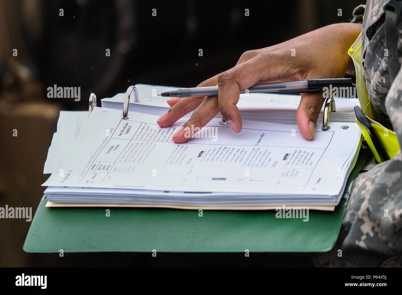 Spc. Jozlyn Harvey, assigned to the 17th Combat Sustainment Support ...