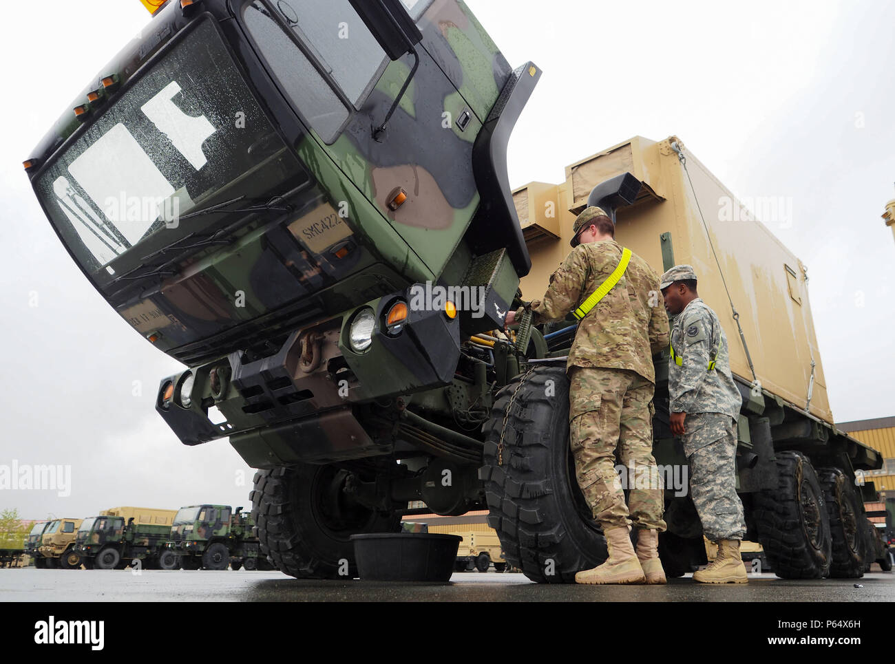 Soldiers assigned to the 17th Combat Sustainment Support Battalion, U.S ...