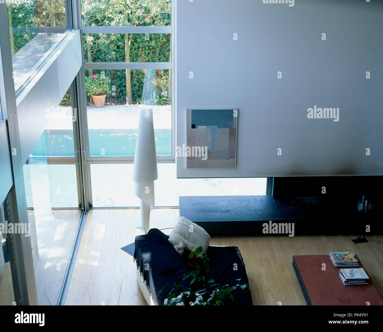 Partial view of a living room Stock Photo - Alamy