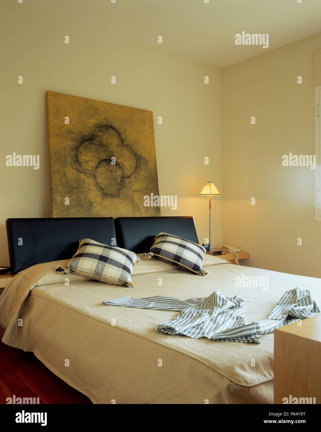 View of a cozy bedroom Stock Photo - Alamy